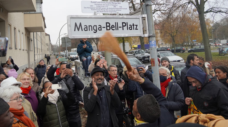 INAUGURATION OF MANGA BELL SQUARE IN BERLIN – Cameroon Embassy Berlin ...